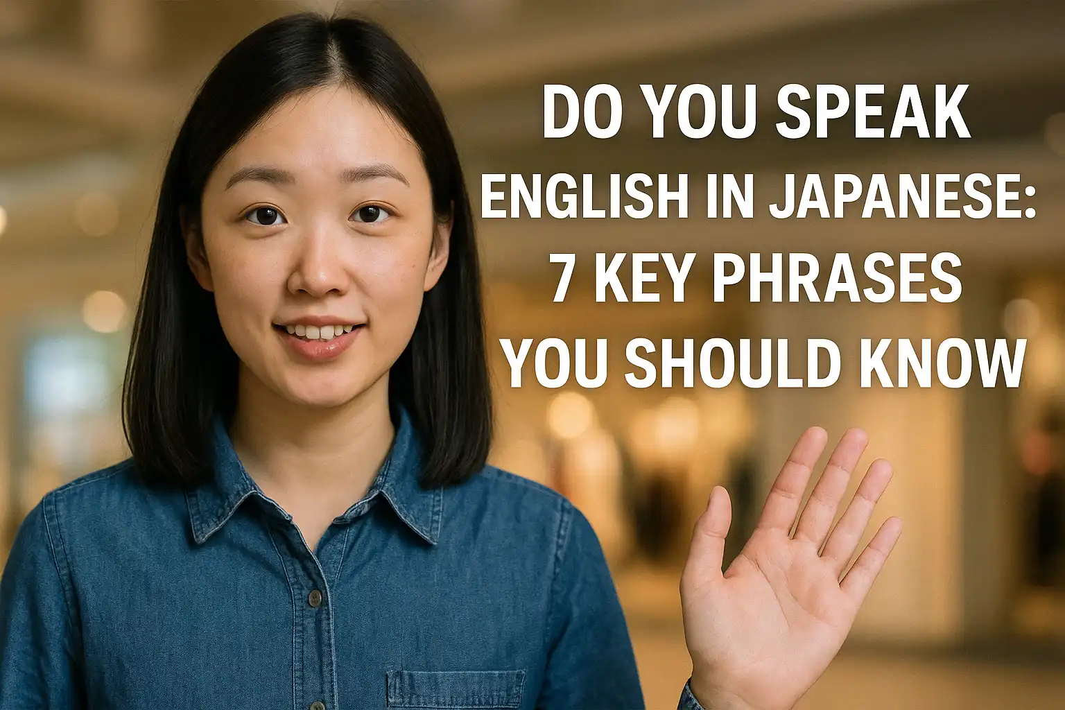 Do You Speak English in Japanese 7 Key Phrases You Should Know