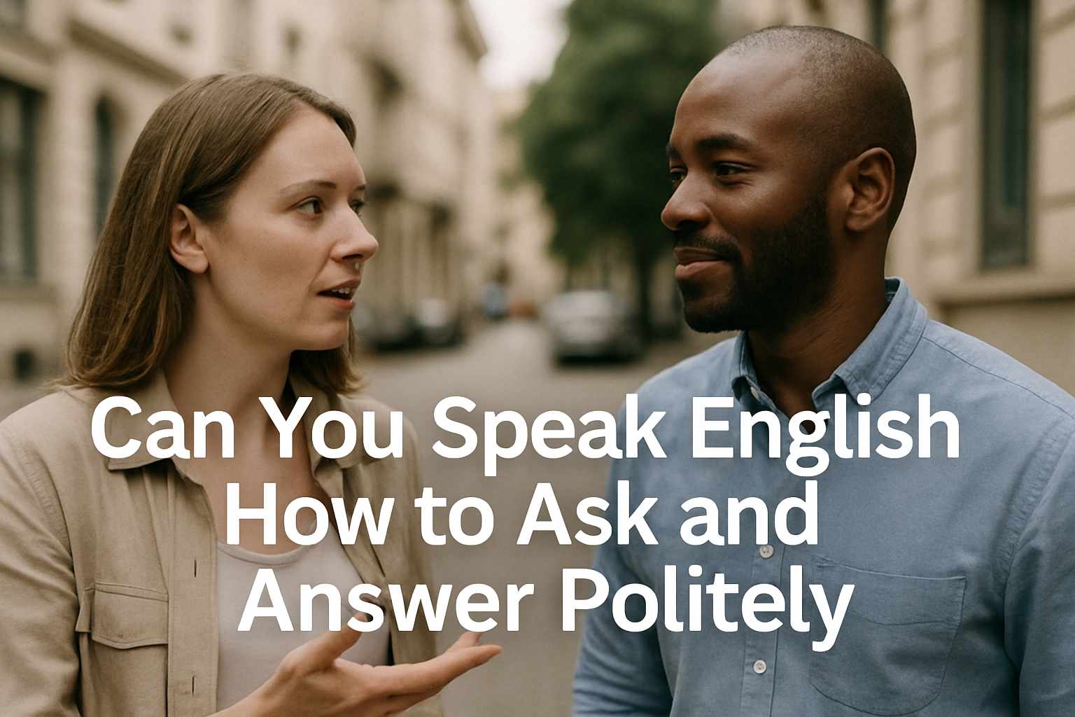 Can You Speak English How to Ask and Answer Politely