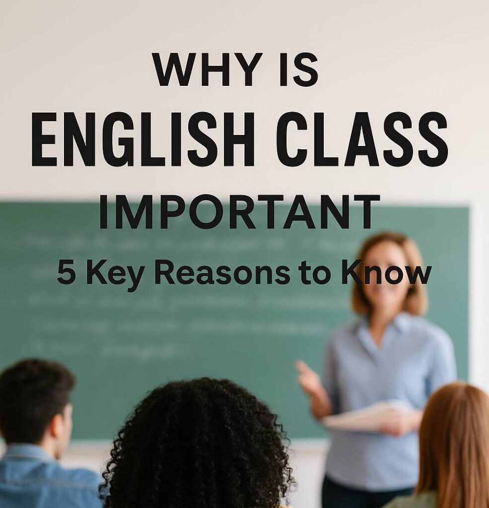 Why Is English Class Important 5 Key Reasons to Know